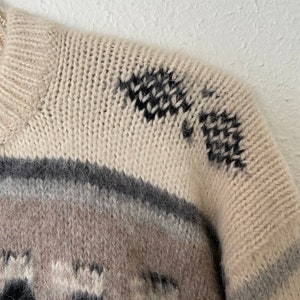 Vintage Unisex Handmade Alpaca Wool Sweater - Ecuadorian Handcrafted - Etsy