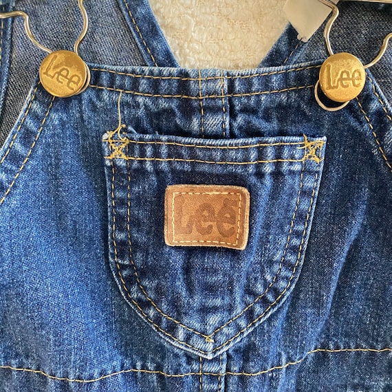 Vintage LEE Denim Overalls 12 months Baby Overalls - Gem