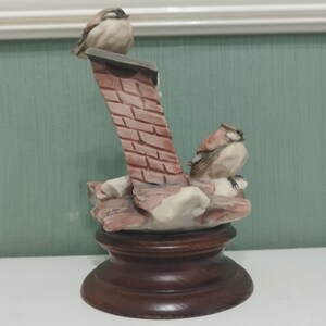 Vintage Riccardo Pennati 2 Birds on Roof and Chimney Florence 1980 - Etsy