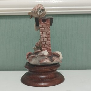 Vintage Riccardo Pennati 2 Birds on Roof and Chimney Florence 1980 - Etsy