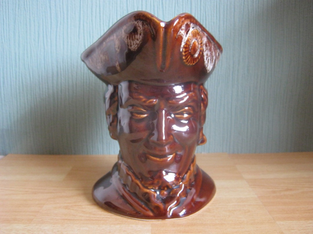 Vintage Kernewek Pottery Character Jug - Etsy