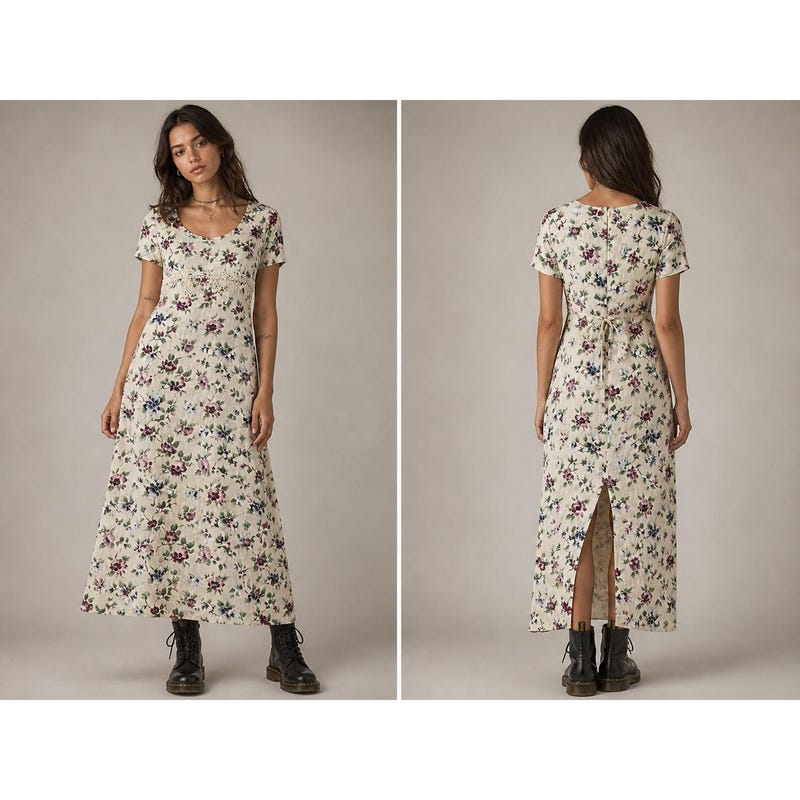 Rayon Dress Vintage 90s - Etsy
