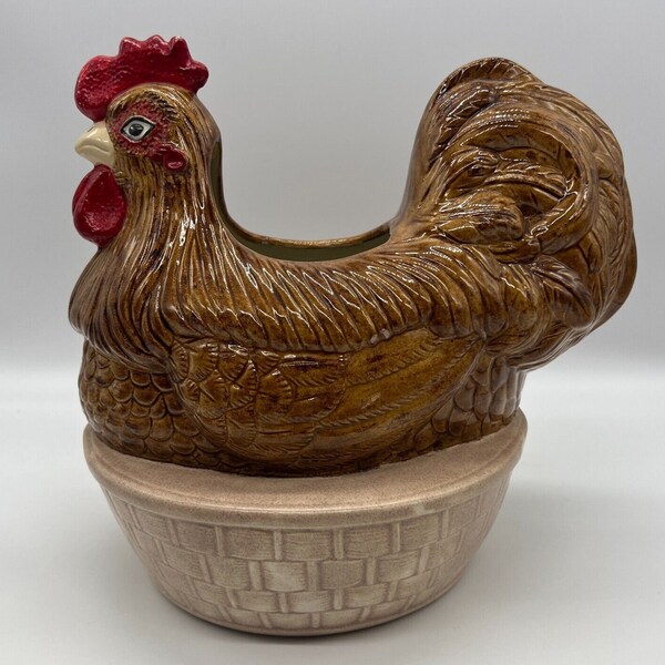Hen Planter - Etsy