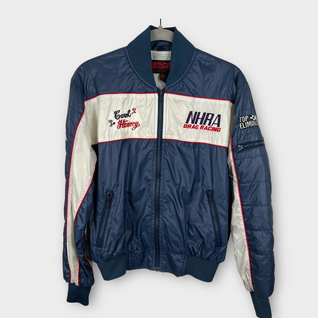 VTG NHRA Top Eliminator Championship Drag Racing Embroidered Bomber ...