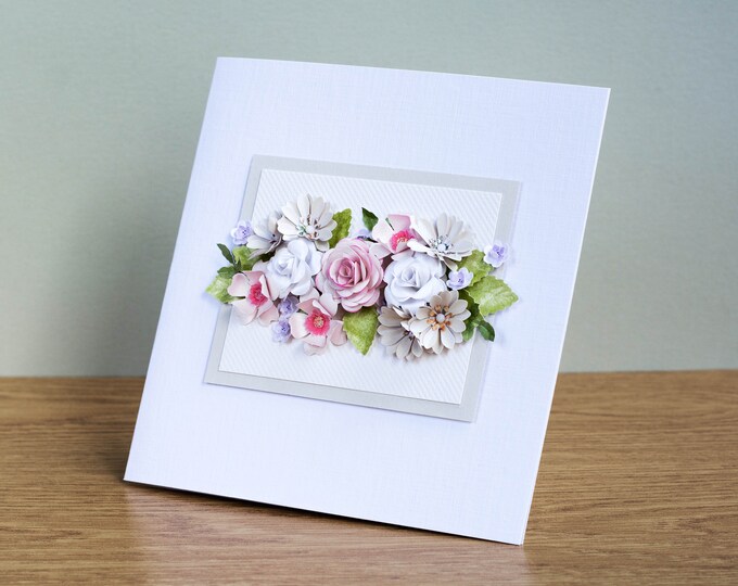 Handmade Greeting Card - Fancy Card - Unique - Luxury - Card for Mum ...