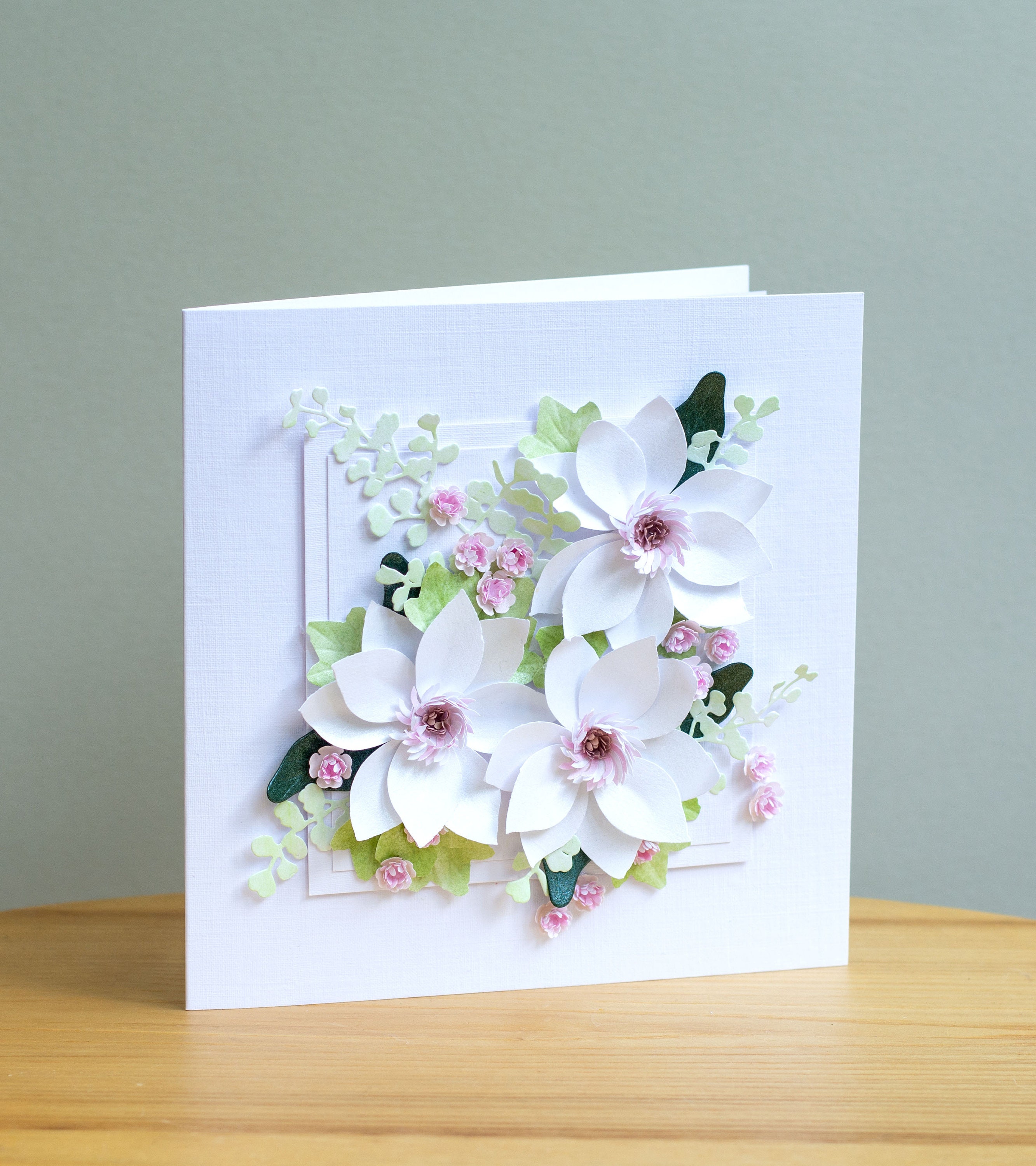 Fancy Handmade Greeting Card Unique Customisable Greeting Card 3D Mum's ...