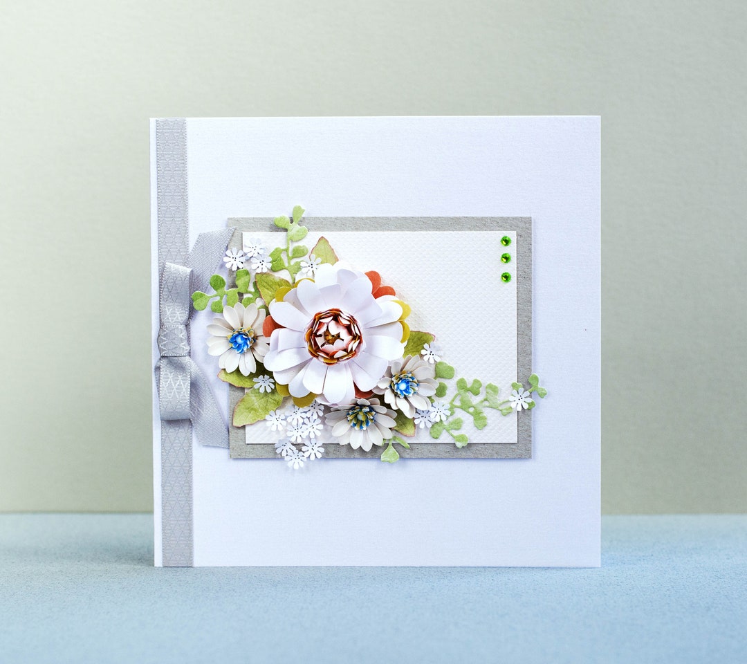Handmade Greeting Card Fancy Card Unique Special Gift Birthday Card 3D ...