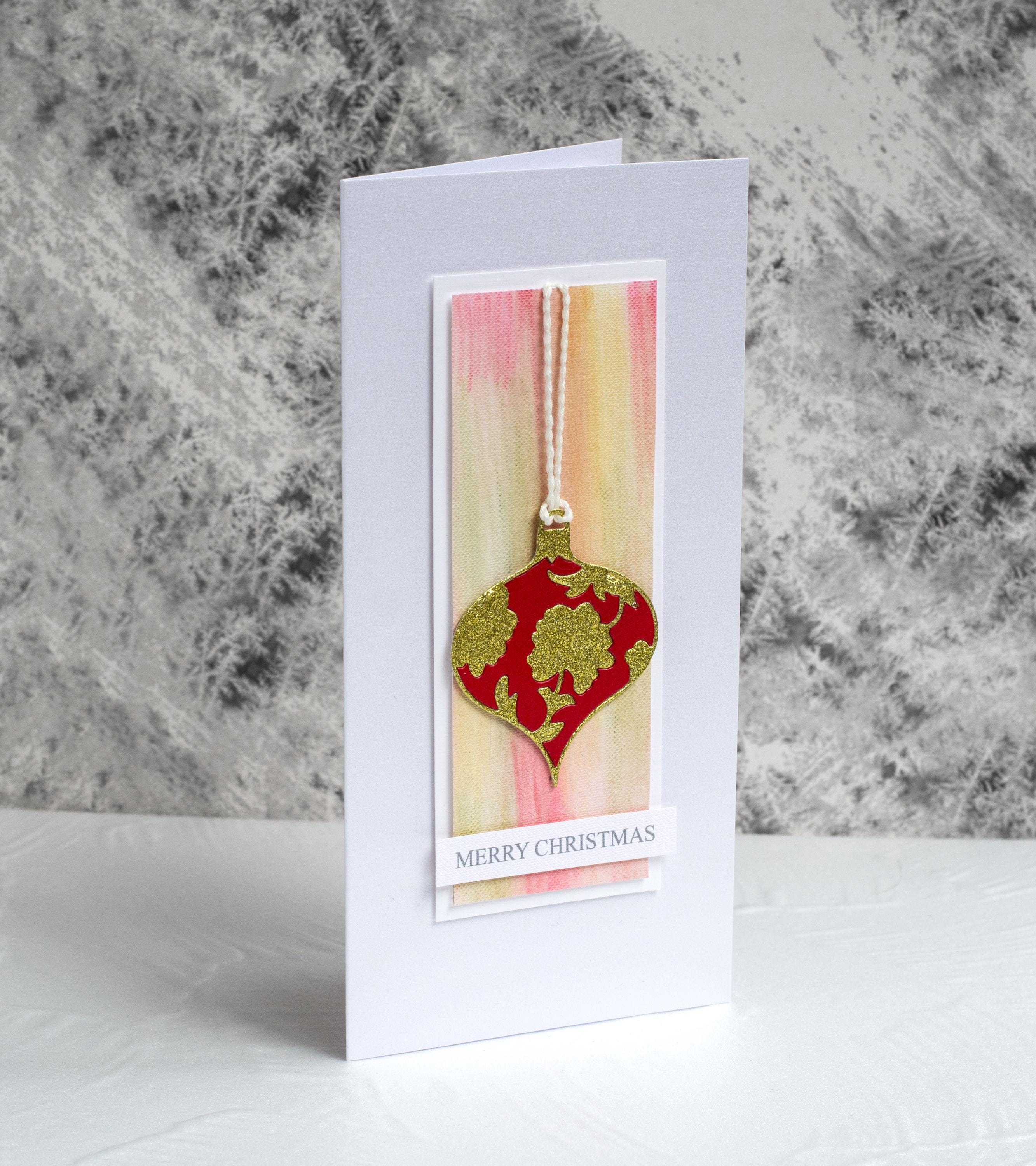 Handmade Merry Christmas Card - Etsy
