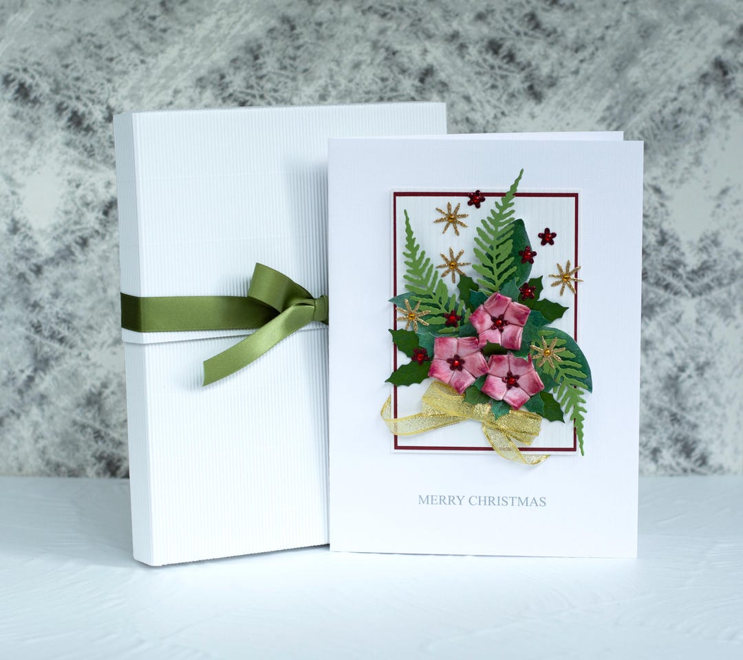 Personalized Handmade 3D Christmas Card With Box - Etsy