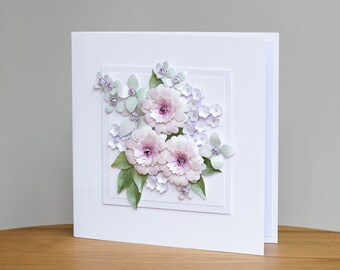 Fancy Handmade Birthday Card - Happy Birthday Card - Greeting Card ...