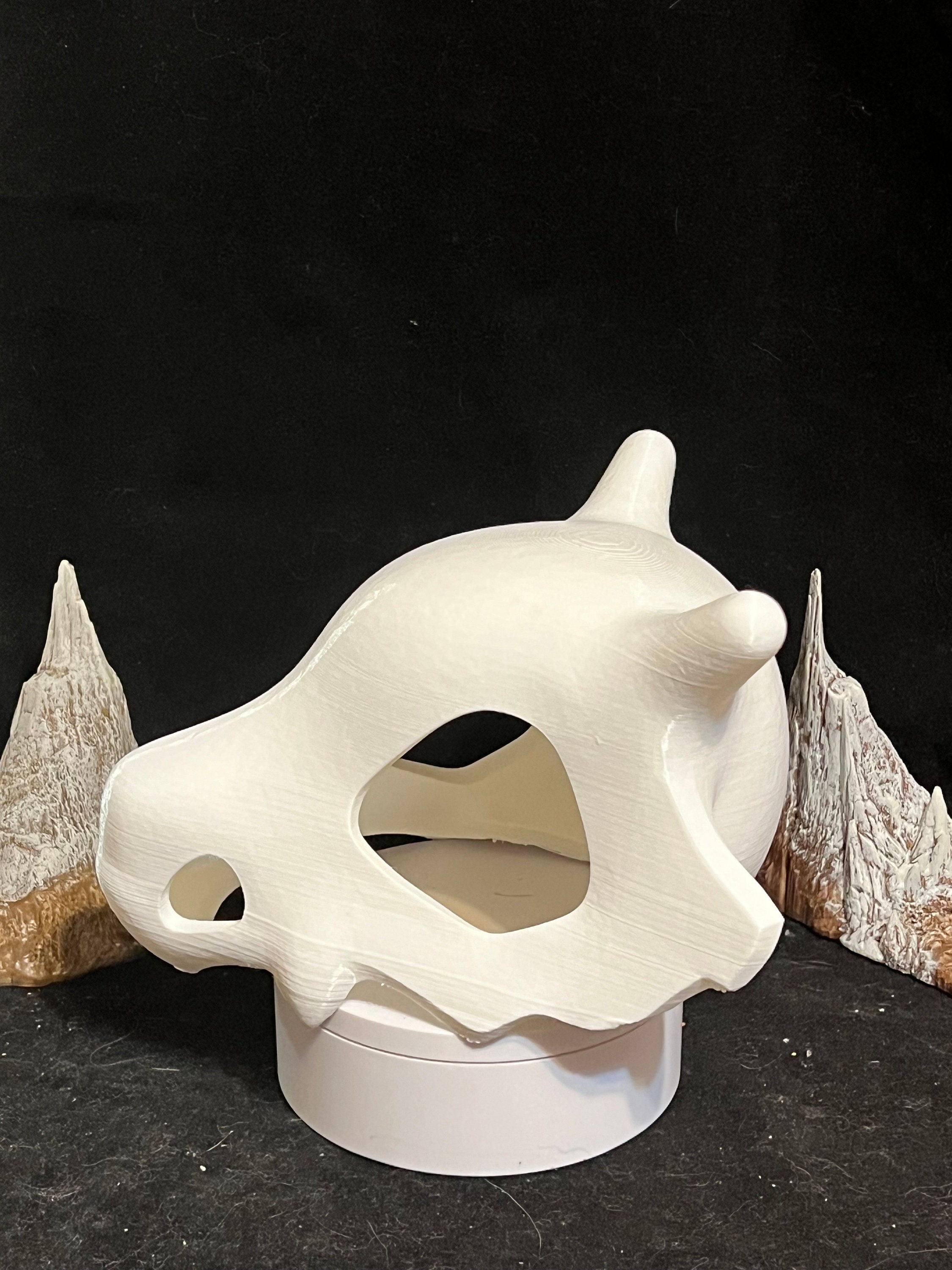 3d Printed Cubone Skull - Etsy