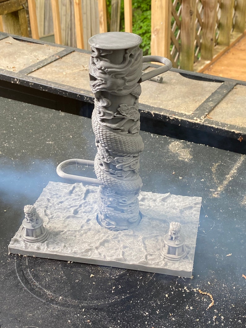 3d Printed Articulated Dragon With Stand - Etsy
