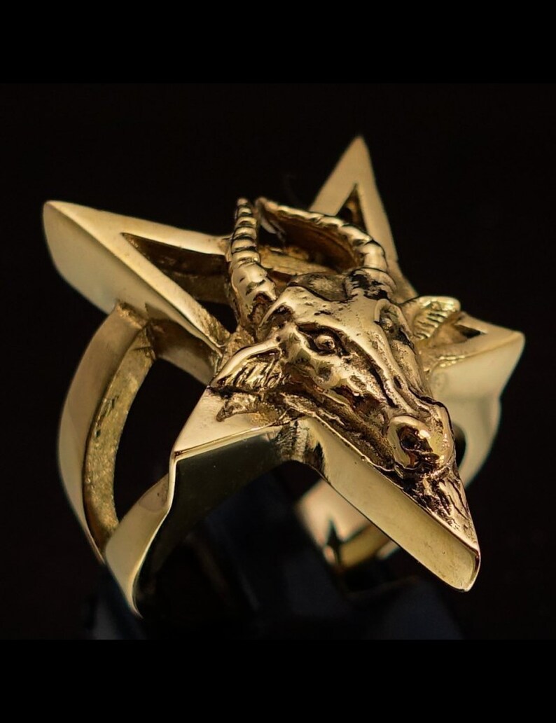 Baphomet Ring - Etsy