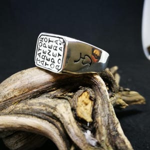 Sator Ring With Sundial - Etsy