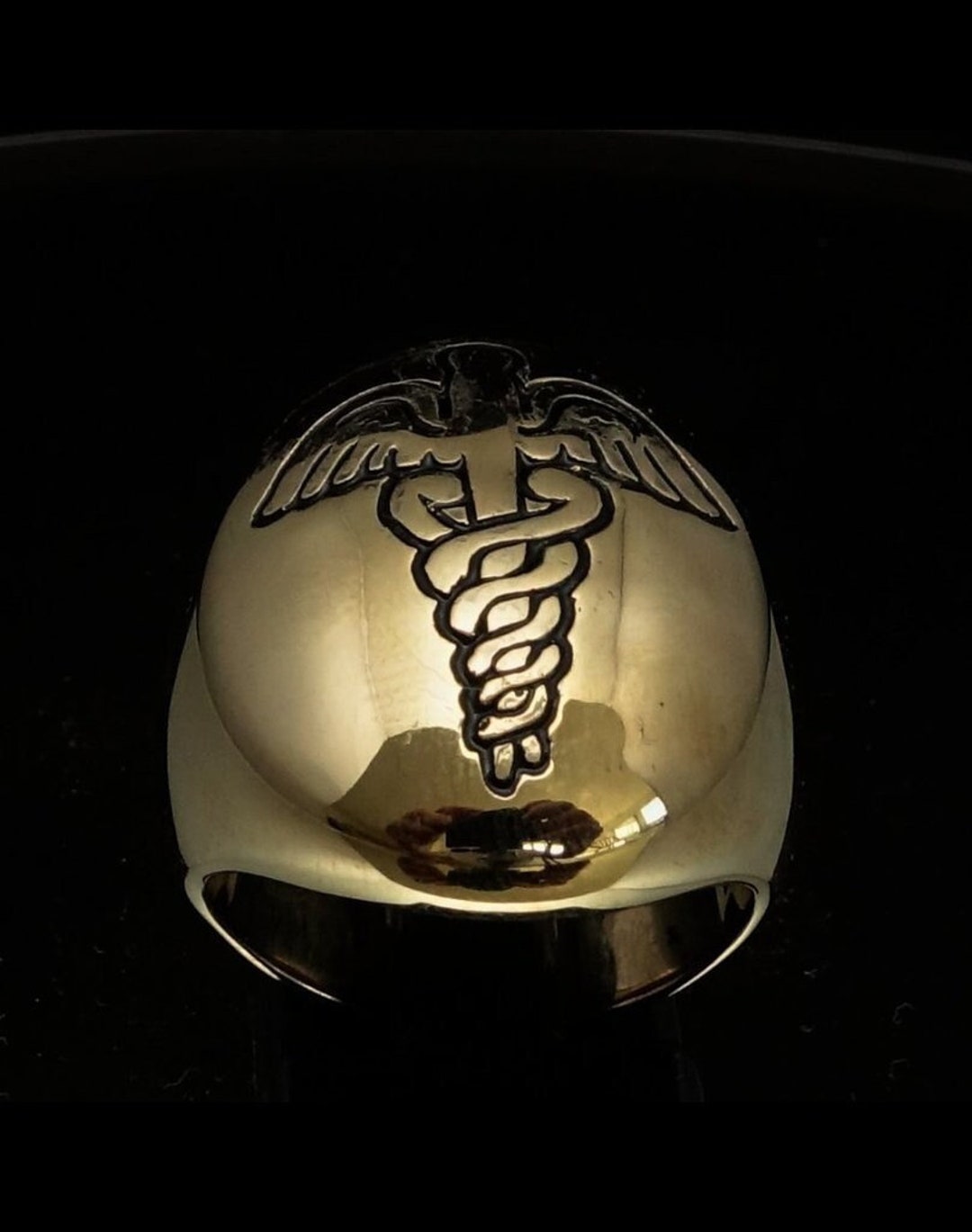 Caduceus Hermes Ring, Medical Gifts, Student Gift, Doctor Gift, Nurse ...