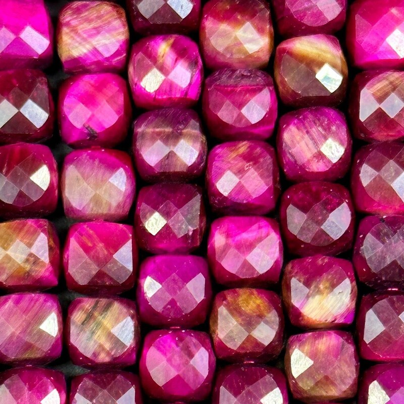 Pink Tigers Eye - Etsy