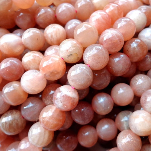 Sunstone Gemstone Grade AAA Round 4MM 6MM 8MM 10MM Loose Beads - Etsy