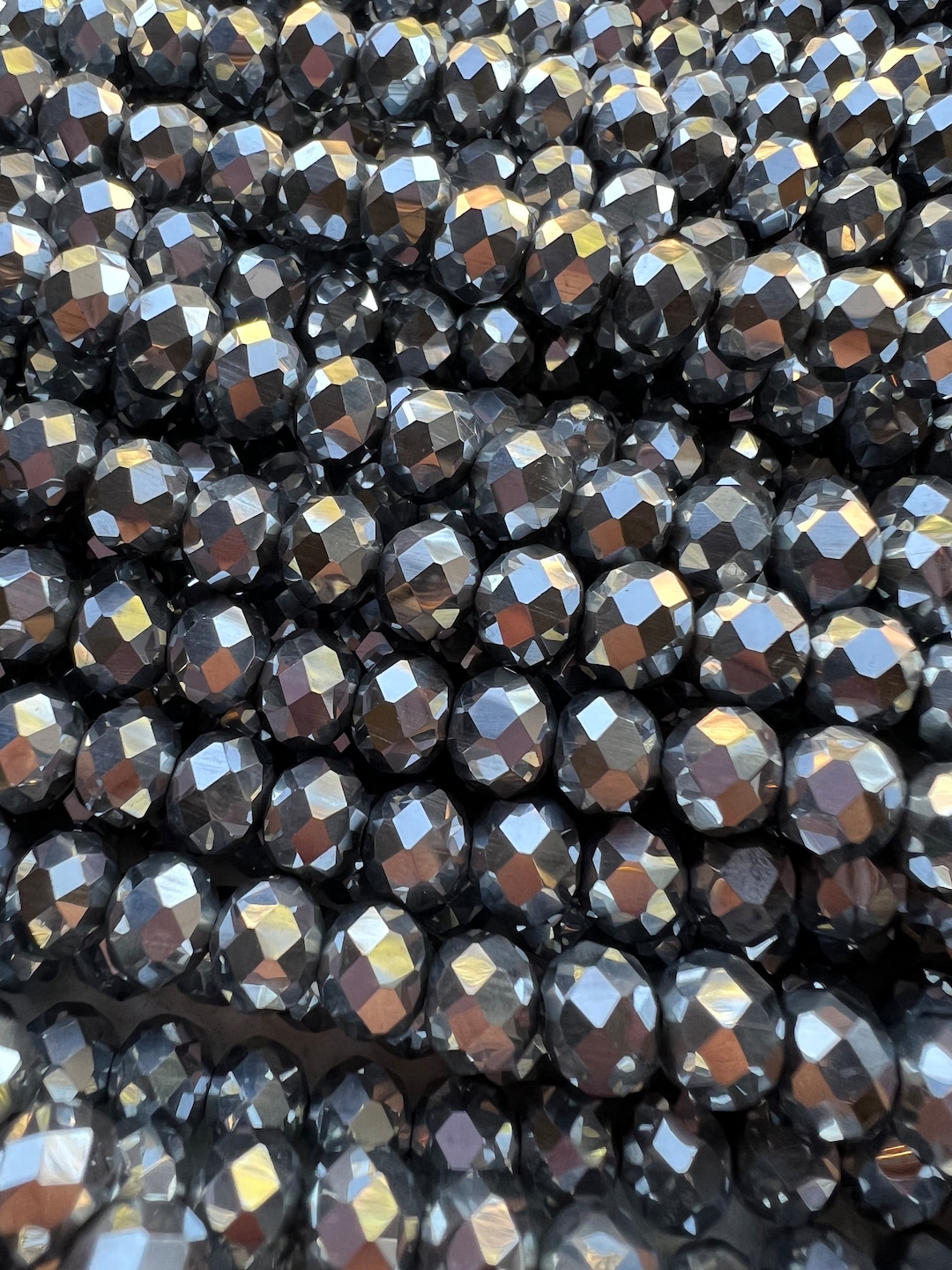 Beautiful Mystic Chinese Crystal 4mm, 6mm, 8mm, Faceted Rondelle Shape ...