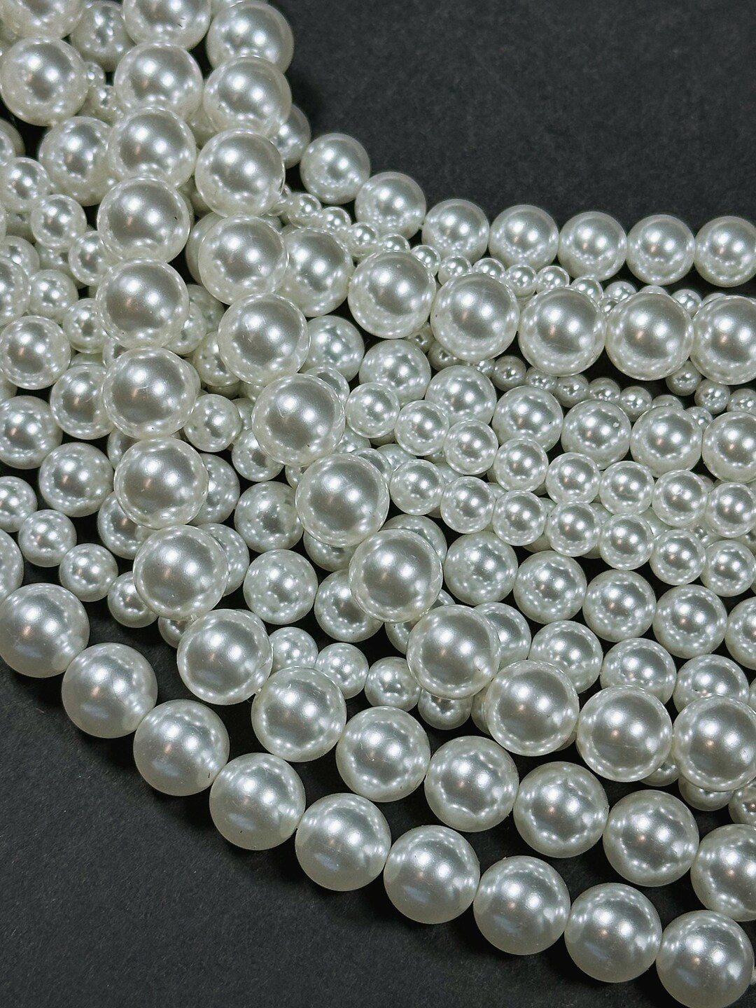 Chinese Swarovski Pearl Crystal Beads 4mm 6mm 8mm 10mm 12mm Round Bead ...
