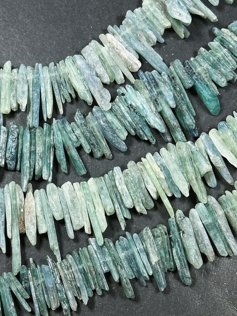 Natural Raw Kyanite Gemstone Beads Freeform Stick Shape Beads ...