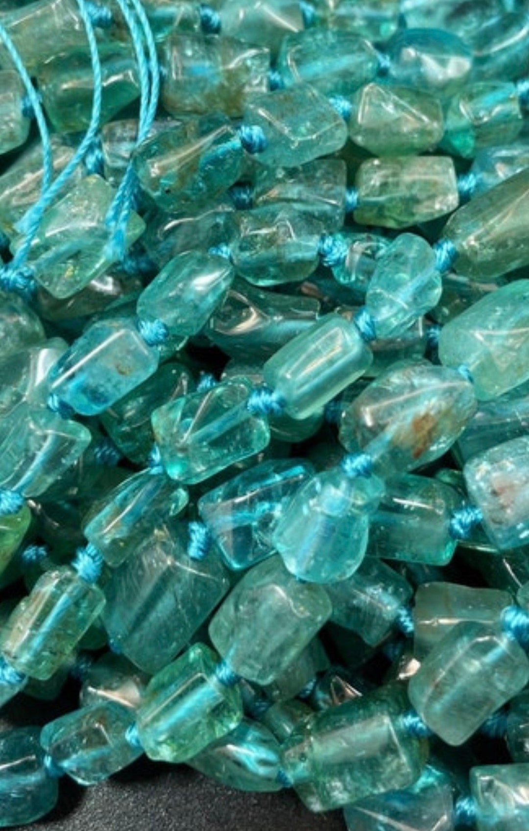 Natural Aquamarine Nugget Shape. 6x10mm Freedom Nugget Shape. Super ...