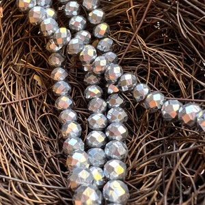 Beautiful Mystic Chinese Crystal 4mm, 6mm, 8mm, Faceted Rondelle Shape ...