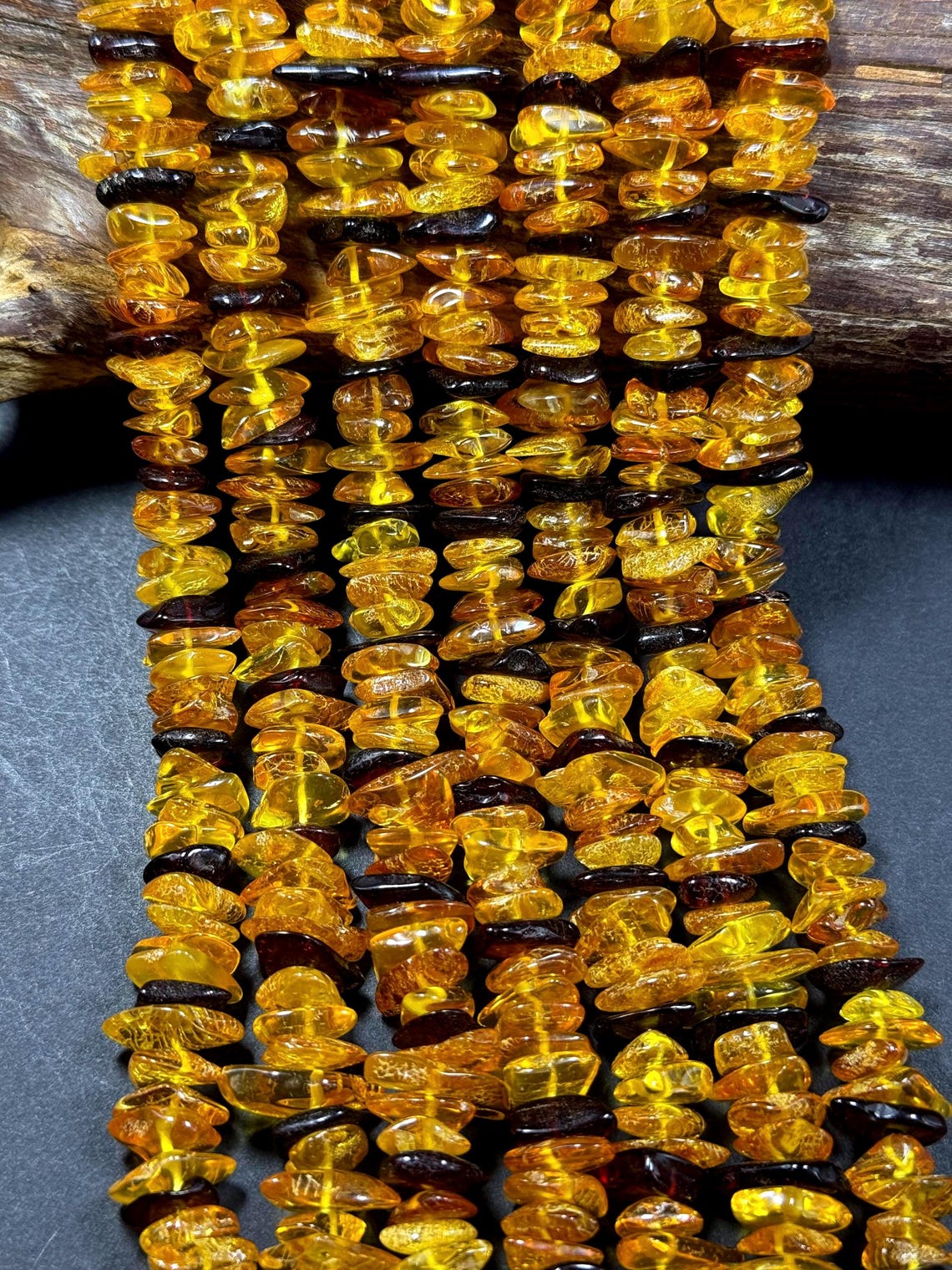 Natural Baltic Gold Stone Bead . Freeform Roundell Shape, Beautiful ...
