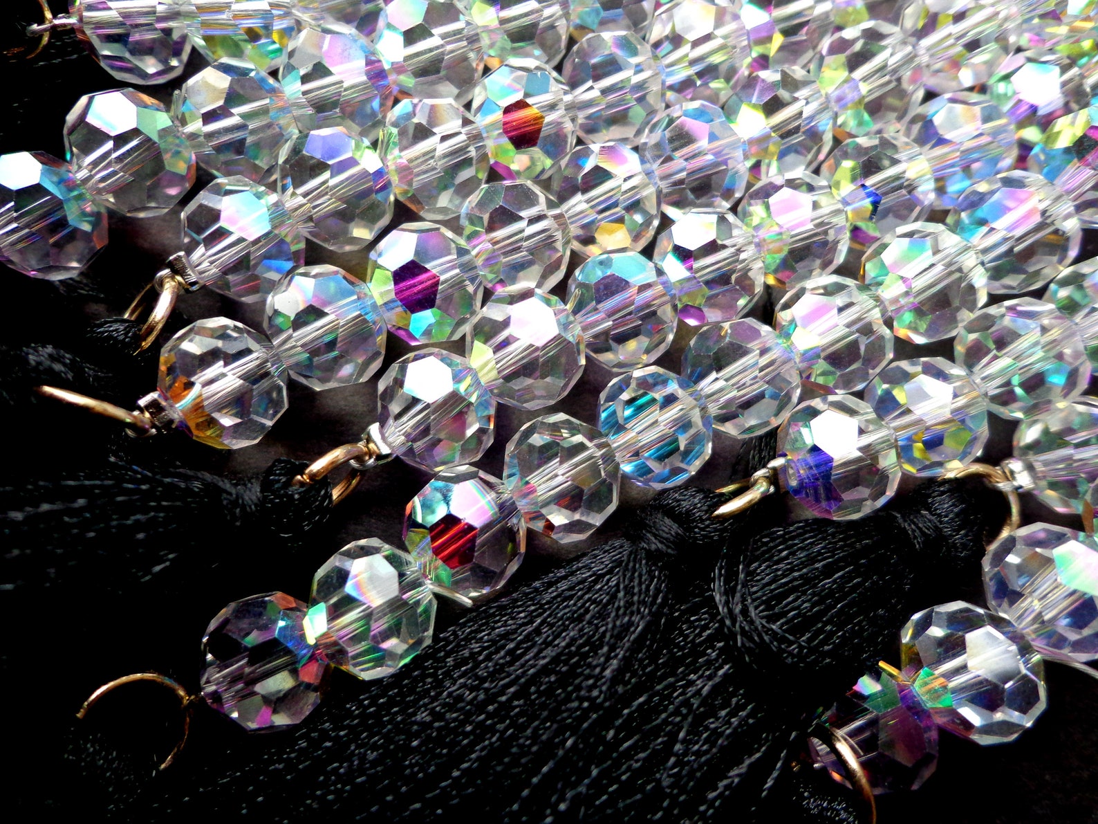 AAA High Quality Iridescent Crystal Beads 7mm Faceted Round | Etsy