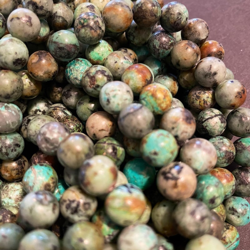 African Turquoise Beads - Etsy