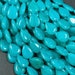 Natural Turquoise Blue Jade Gemstone Bead 20x15mm Teardrop Shape ...