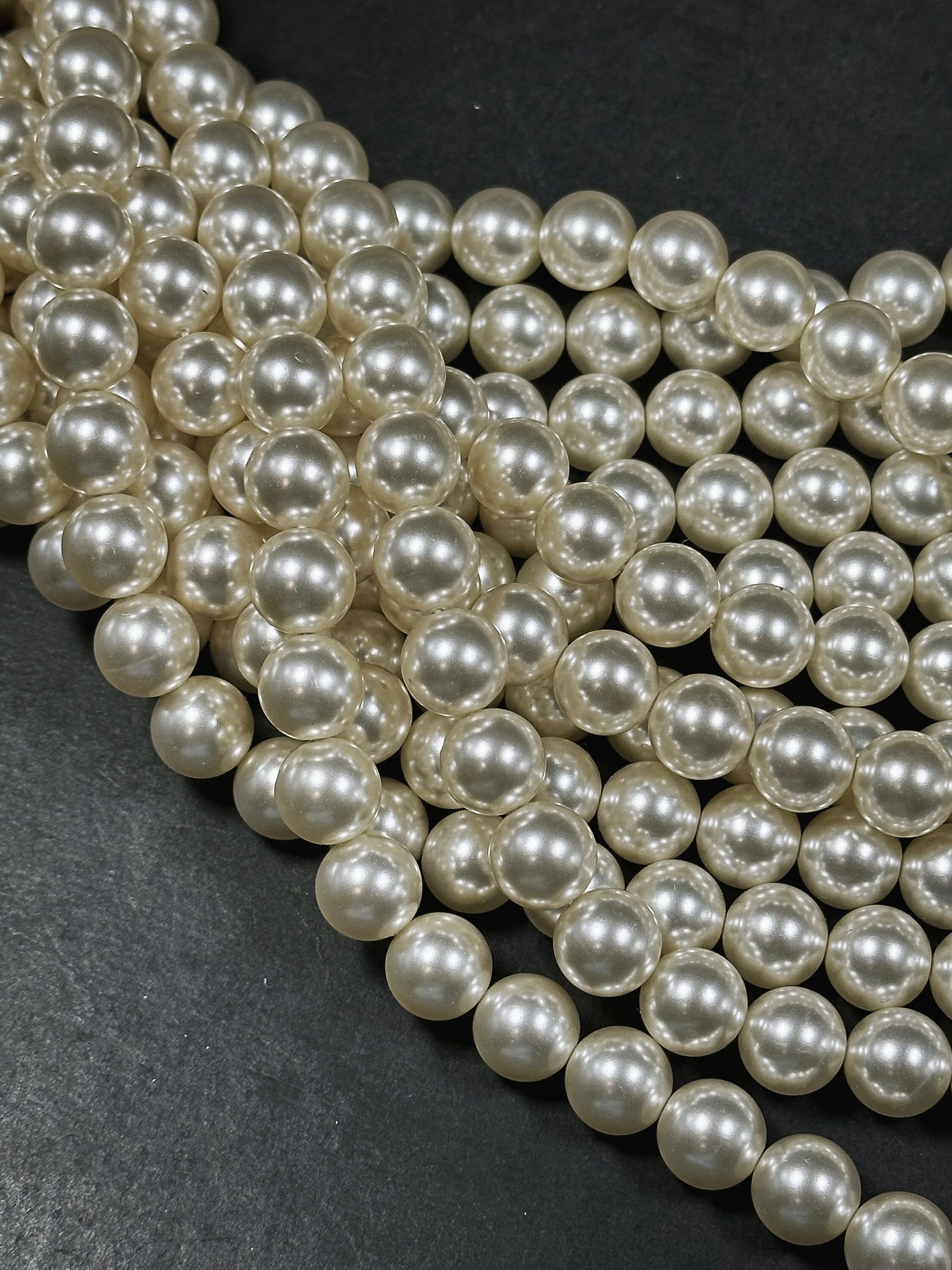 Chinese Swarovski Pearl Crystal Beads 4mm 6mm 8mm 10mm Round Bead ...