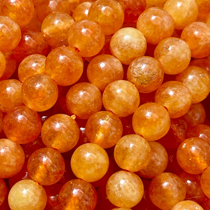 Orange Beads - Etsy