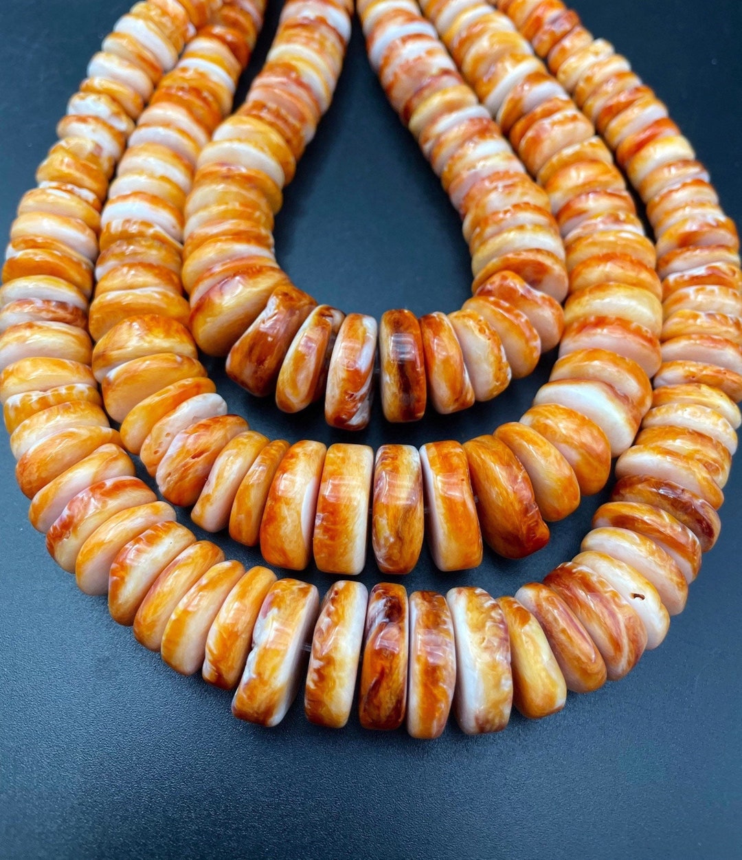 AA Spiny Oyster Shell, Graduated Shape. Gorgeous Orange Color. Spiny ...