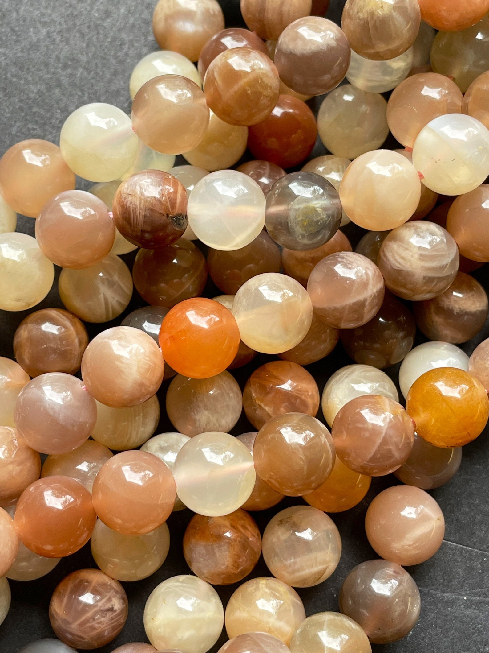 Natural Sunstone Multi Color Bead. 6mm 8mm 10mm 12mm Round Bead ...