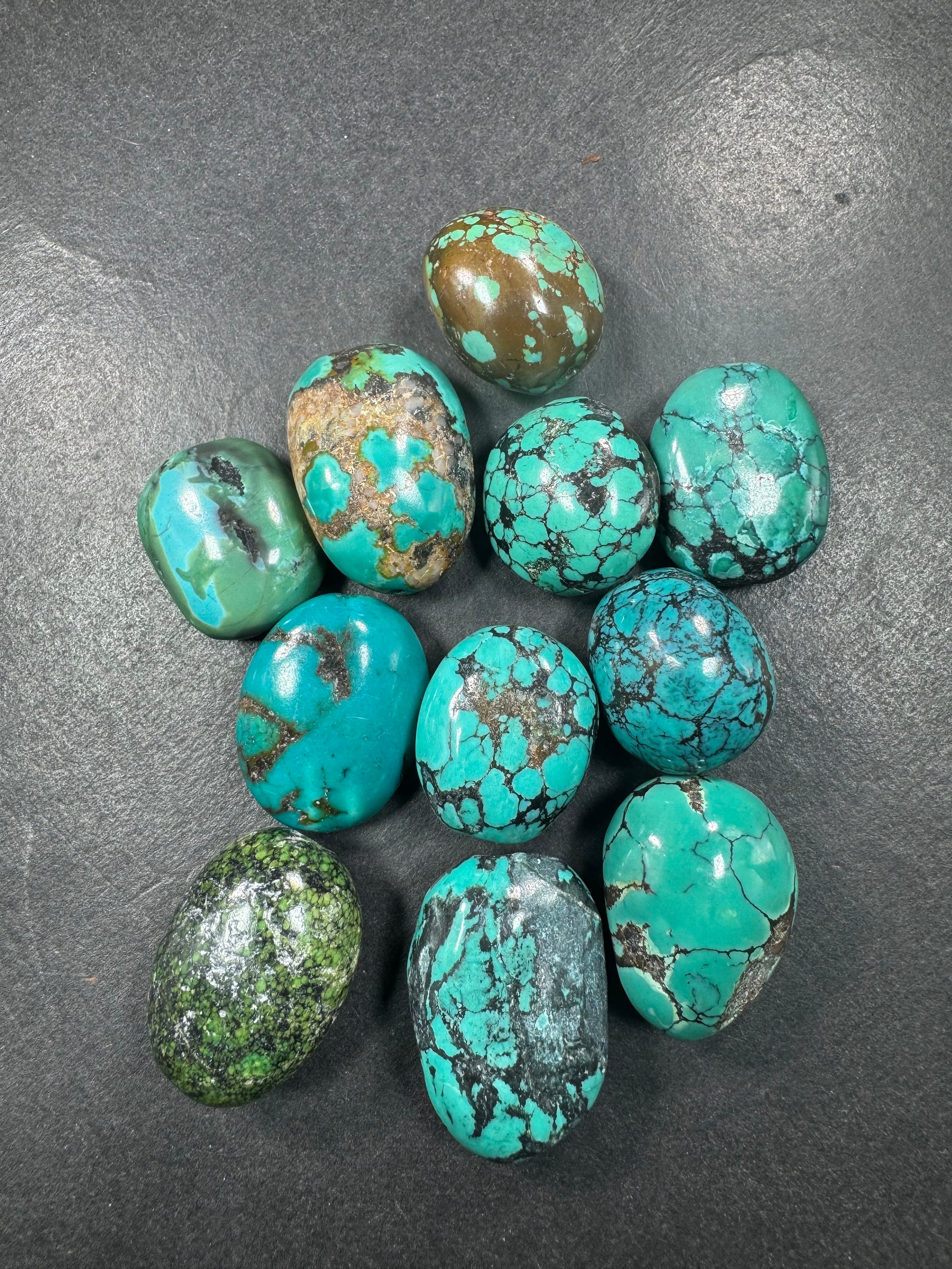 Natural Turquoise Gemstone Bead Smooth Oval Shape Gorgeous Natural