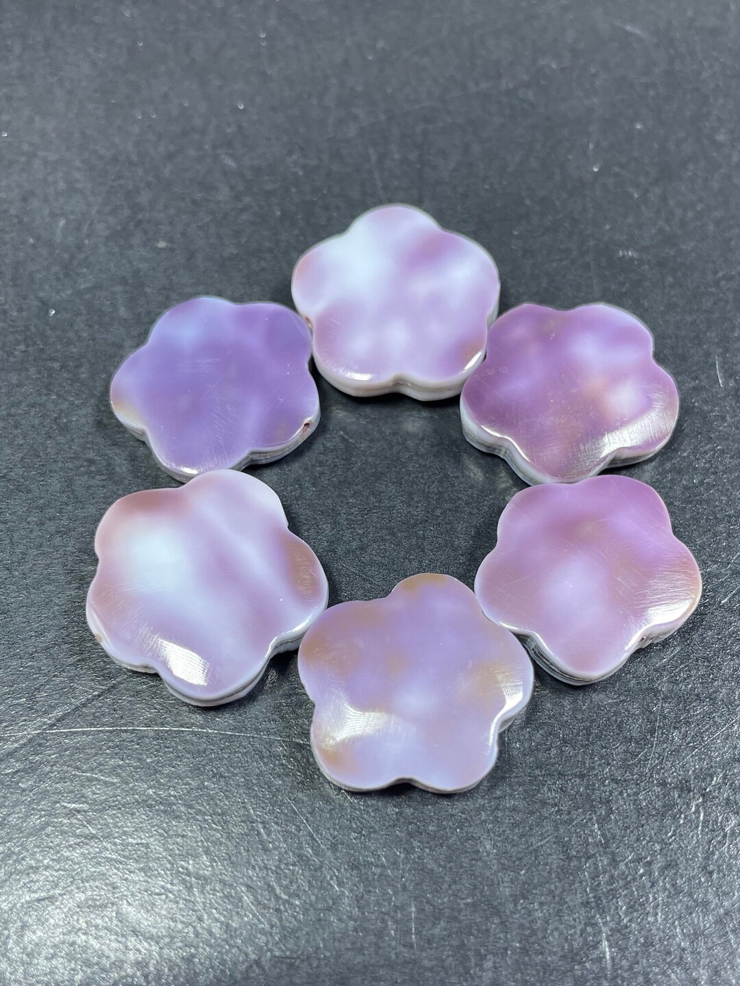 AAA Natural Purple Spiny Oyster Shell Bead . Gorgeous Natural Purple ...