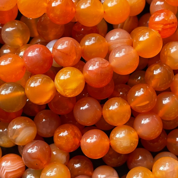 Orange Beads - Etsy