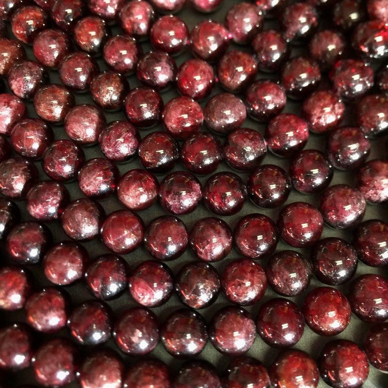 Gemstones Red Color - Etsy