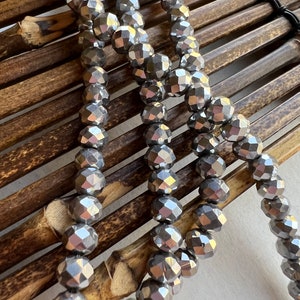 Beautiful Mystic Chinese Crystal 4mm, 6mm, 8mm, Faceted Rondelle Shape ...