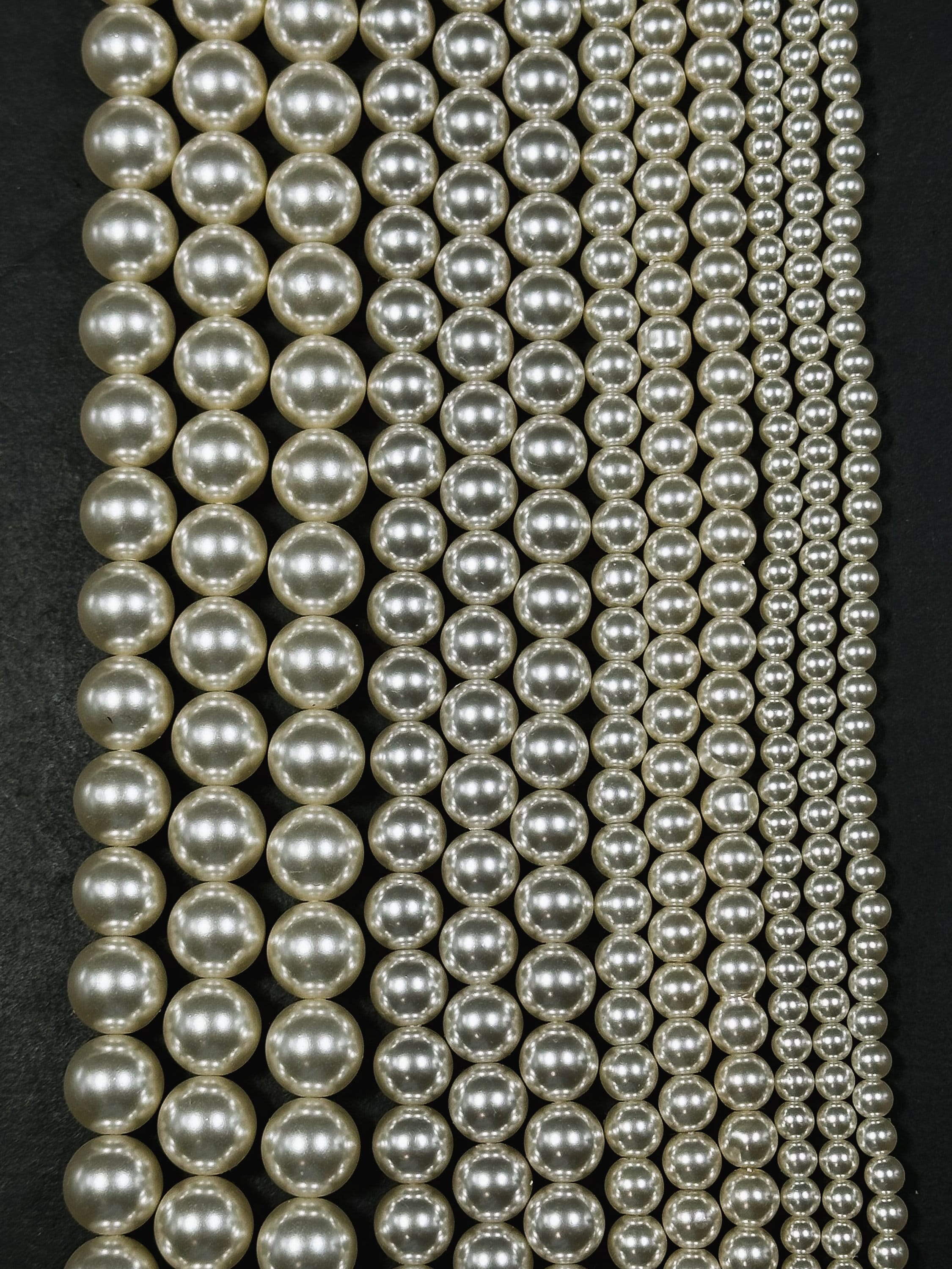 Chinese Swarovski Pearl Crystal Beads 4mm 6mm 8mm 10mm Round Bead ...