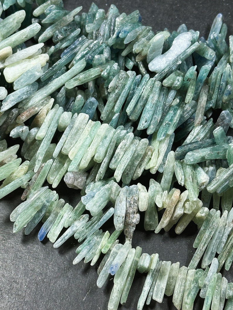 Natural Raw Kyanite Gemstone Beads Freeform Stick Shape Beads ...