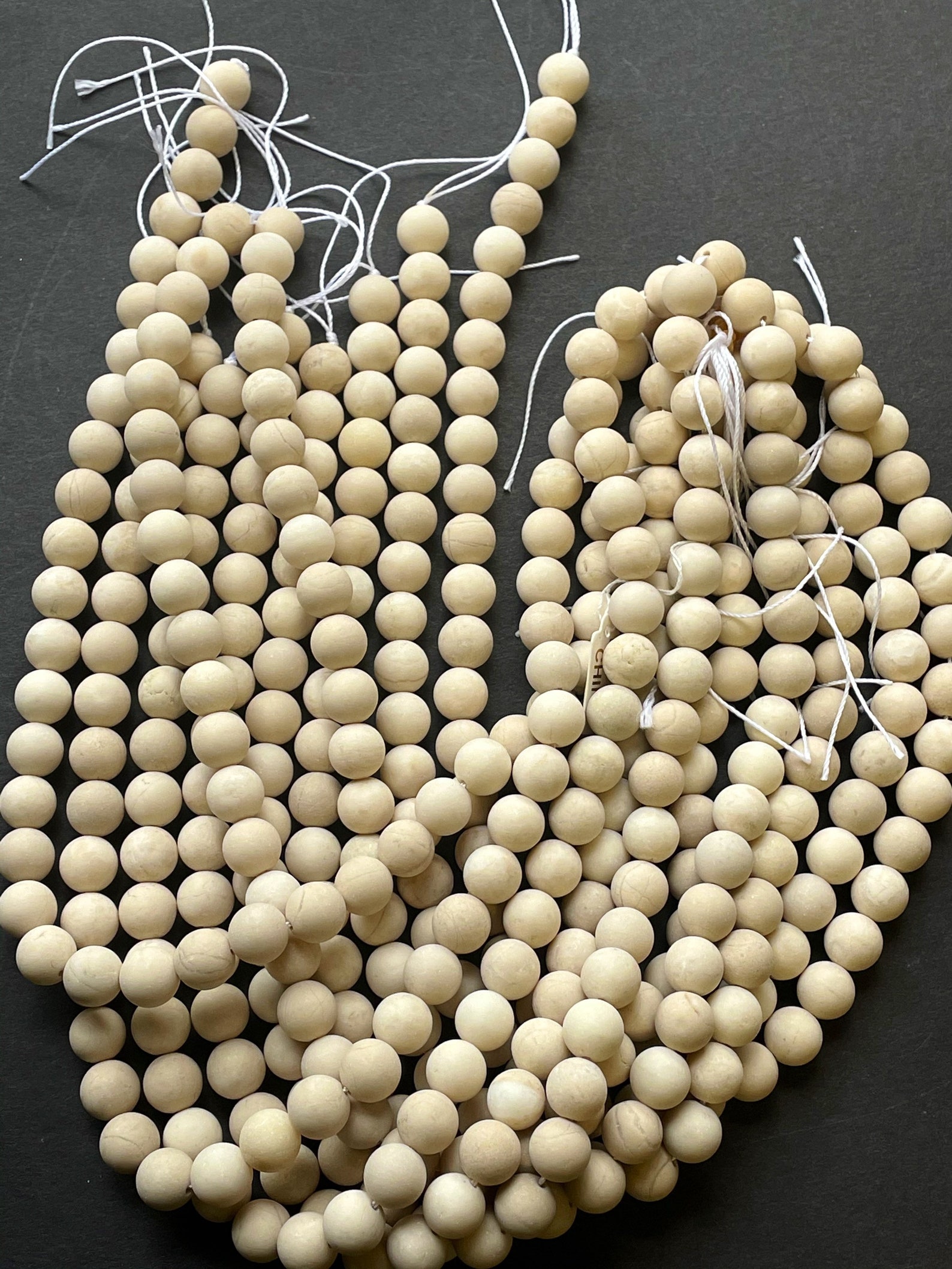 Natural matte river stone bead. 6mm 8mm 10mm 12mm round bead. | Etsy