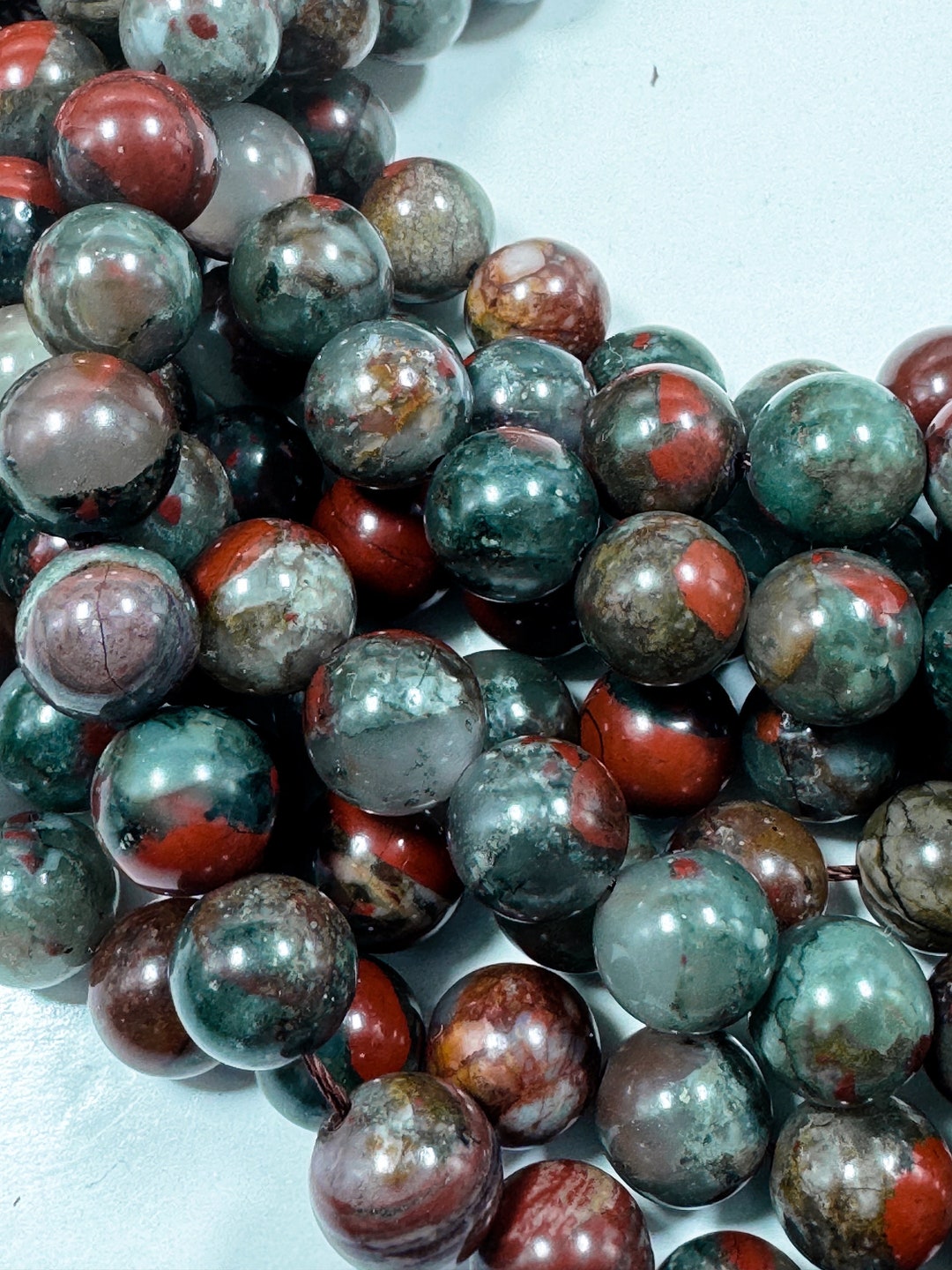 Natural Africa Blood Gemstone Bead. 4mm 6mm 8mm 10mm 12mm Round Bead ...