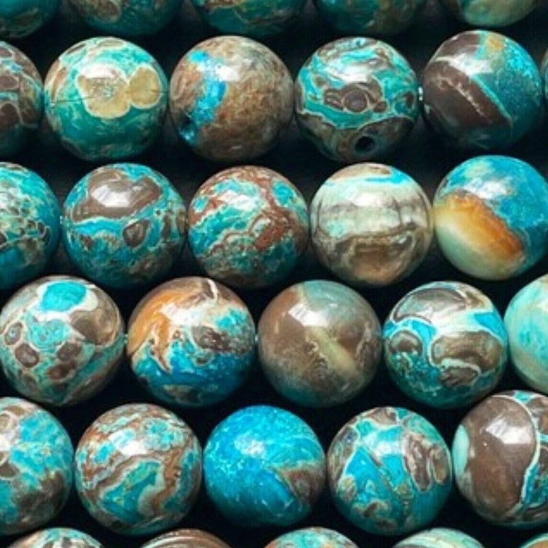 Blue Jasper Beads - Etsy