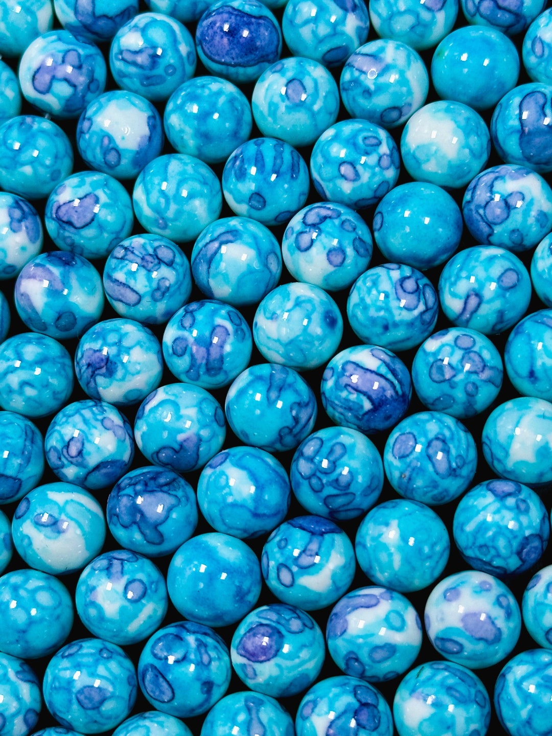 Beautiful Rain Flower Stone Bead 4mm 6mm 8mm 10mm Round Beads, Gorgeous ...