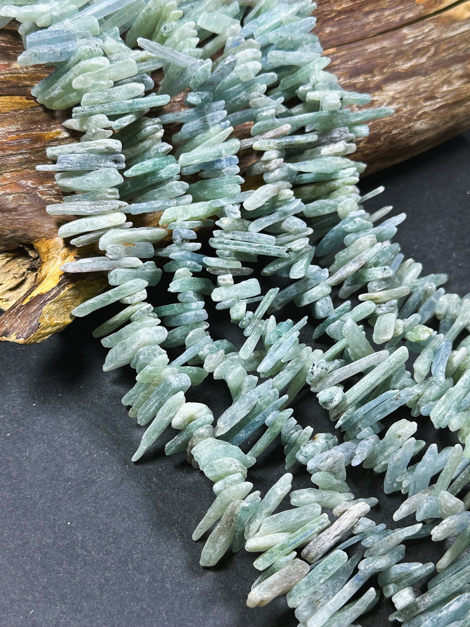 Natural Raw Kyanite Gemstone Beads Freeform Stick Shape Beads ...