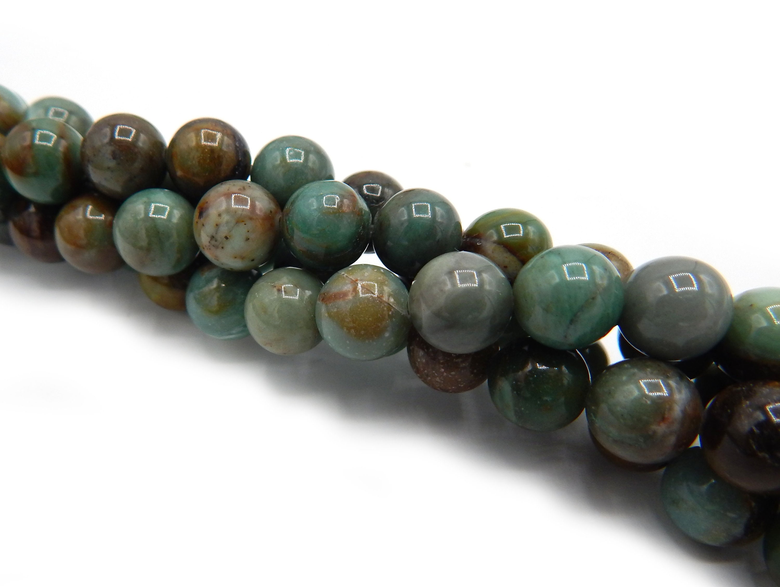 NATURAL Gemstone African Jade Smooth Round 8mm10mm Full - Etsy