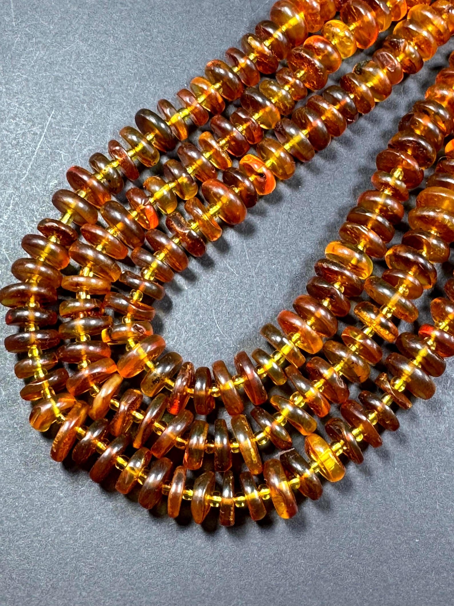 Natural Baltic Gold Stone Bead . Freeform Roundell Shape, Beautiful ...