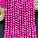 NATURAL Ruby Quartz Gemstone Bead Faceted 6mm 8mm 10mm Round Bead ...