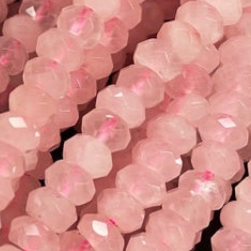 Faceted Rose Quartz - Etsy